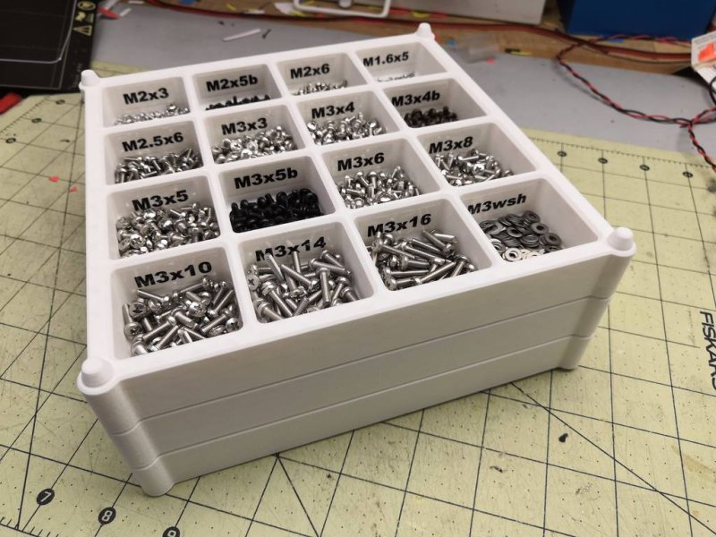 Stackable Parts Trays 3D Printer Model Download Free STL File - 3axis.co