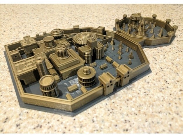 Winterfell 3D Printer Model Download Free STL File - 3axis.co