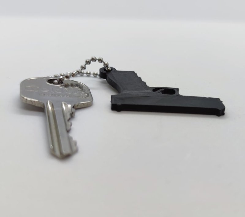 Glock Keychain 3D Printer Model Download Free STL File - 3axis.co