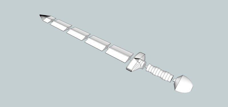 Gladius Sword -Full Size- 3D Printer Model Download Free STL File ...