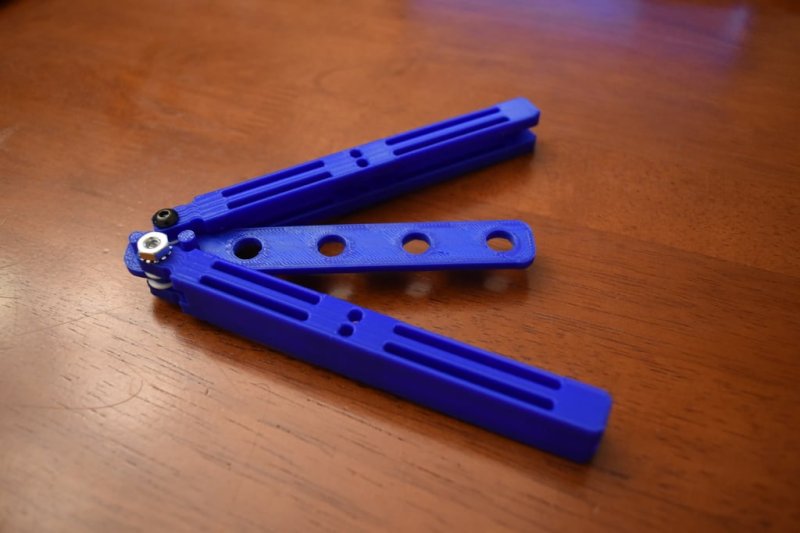 [Updated]Butterfly Knife(Trainer) 3D Printer Model Download Free STL ...