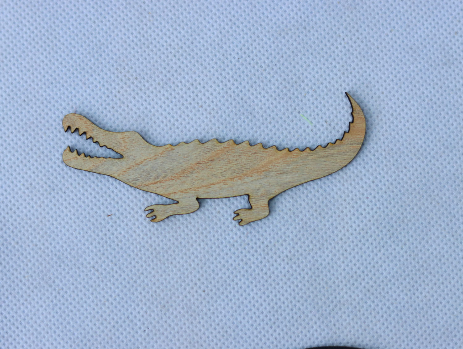 Laser Cut Alligator Wood Cutout Unfinished Wood Craft Blank SVG DXF CDR ...