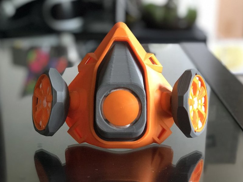 Covid Hunter Mask 3D Printer Model Download Free STL File - 3axis.co
