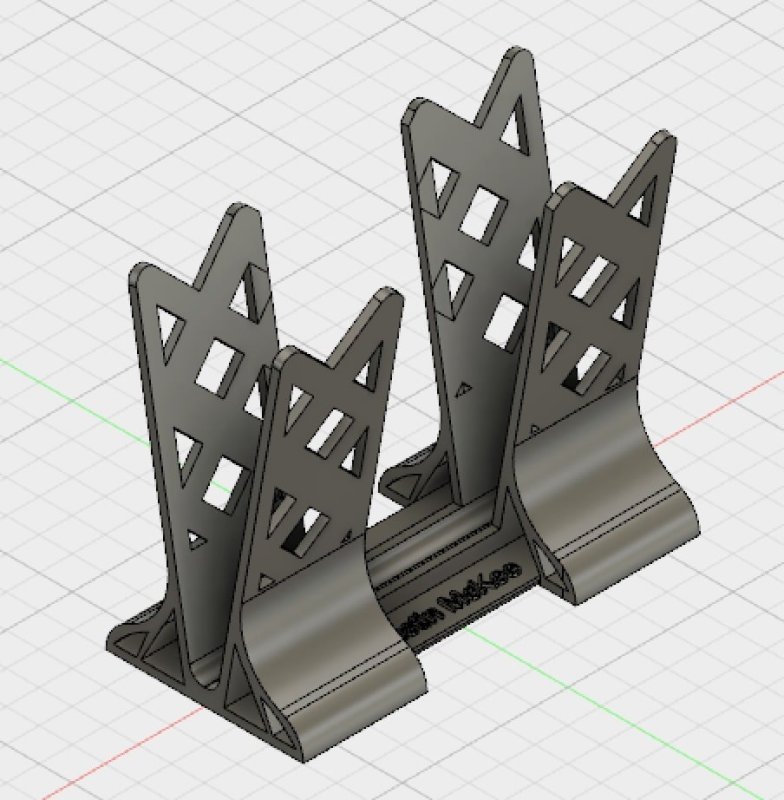 Vertical Laptop Stand 3D Printer Model Download Free STL File - 3axis.co