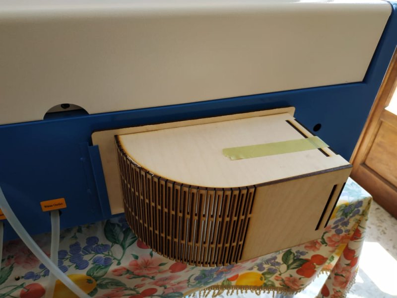 Laser Cut K40 Exhaust SVG File Free Download - 3axis.co