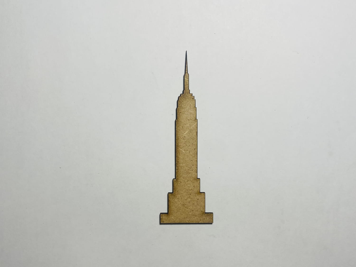 Laser Cut Empire State Building Cutout Unfinished Wooden Shape SVG DXF ...