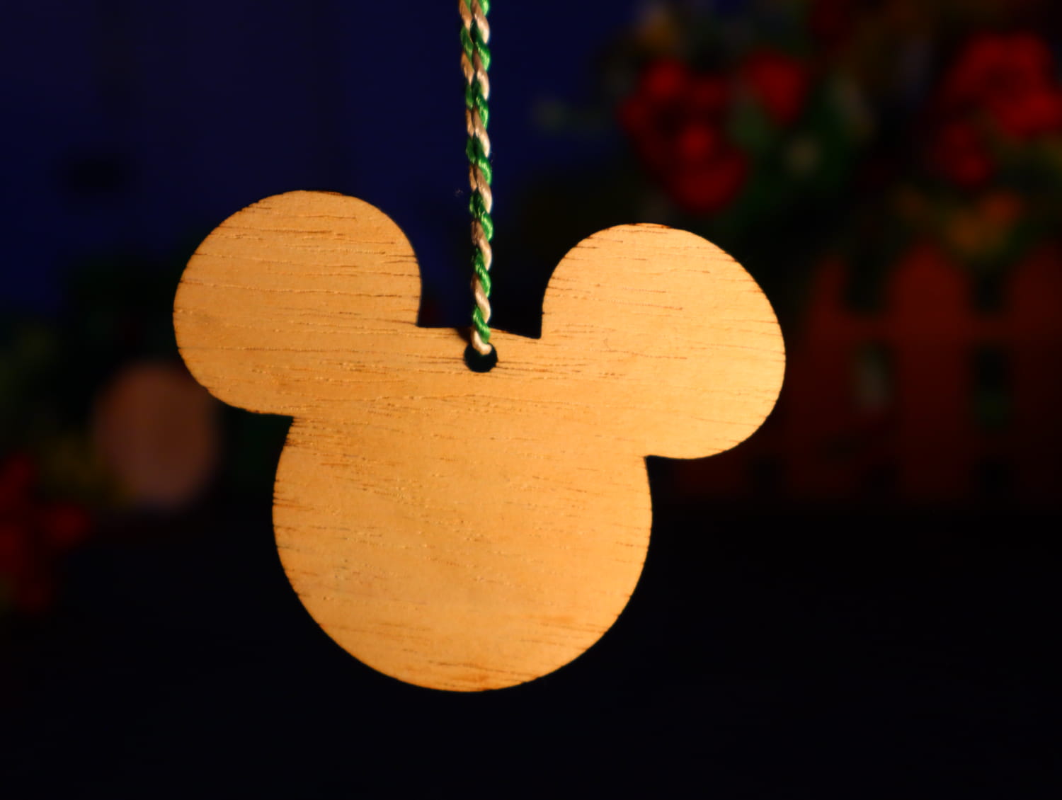 Laser Cut Mickey Mouse Christmas Ornament Wood Blank SVG DXF CDR AI PDF ...