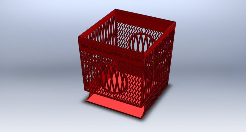 Tea Bag Dispenser 3D Printer Model Download Free STL File - 3axis.co