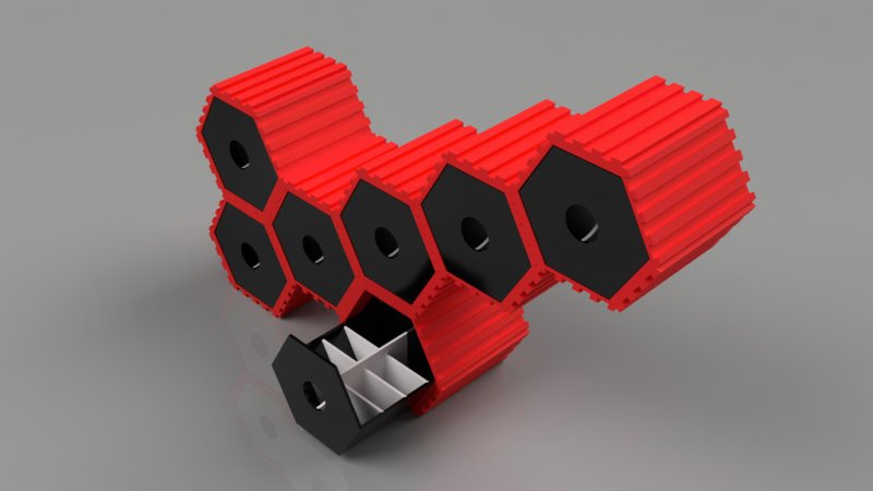 Modular Interlocking Hexagonal Drawers 3D Printer Model Download Free ...