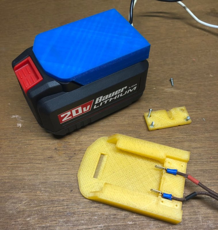 Bauer Battery Mount 3D Printer Model Download Free STL File - 3axis.co