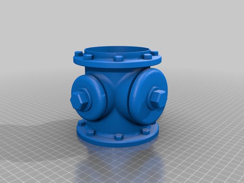 Fire Hydrant Planter – With Tray 3D Printer Model Download Free STL ...