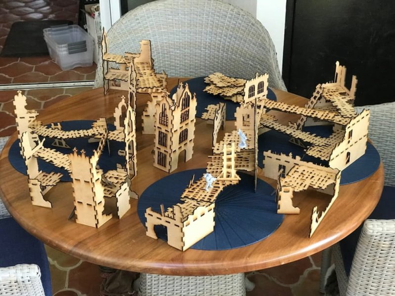 Laser Cut Wargaming Terrain SVG File Free Download - 3axis.co