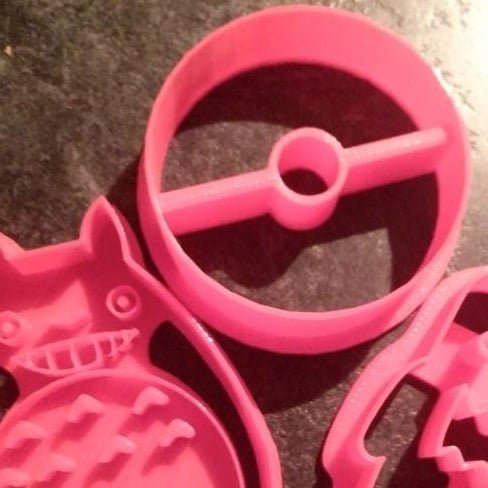 Pokeball Cookie Cutter 3D Printer Model Download Free STL File - 3axis.co
