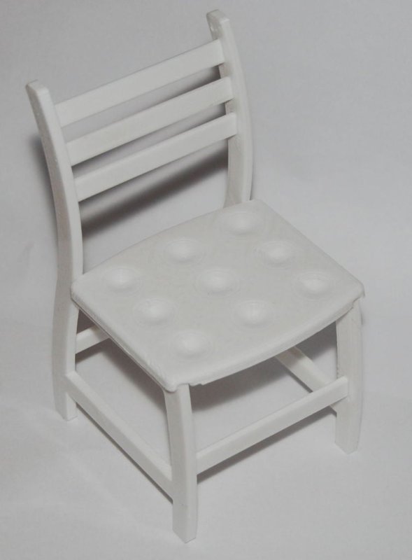 Chair Barbie 3D Printer Model Download Free STL File - 3axis.co