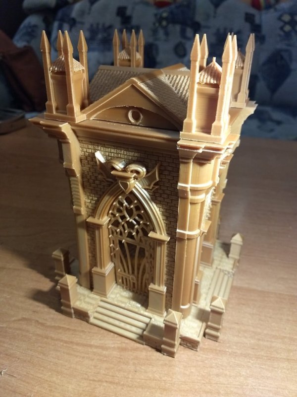 Tomb By Herrigold – Remix With Shingled Roof And Brick Walls 3D Printer ...