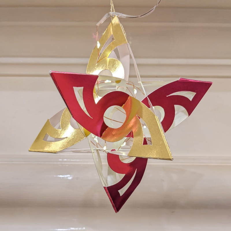 Laser Cut Acrylic Stella Octangula SVG File Free Download - 3axis.co