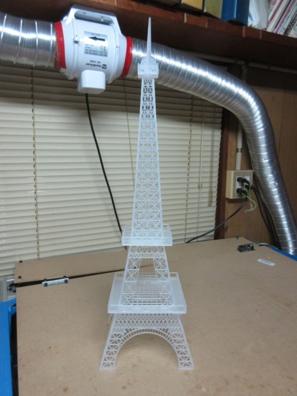 Laser Cut Acrylic Eiffel Tower DXF File Free Download - 3axis.co