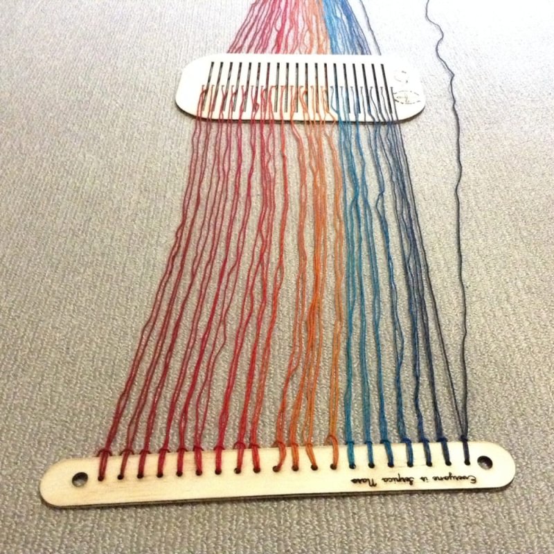 Laser Cut Weaving Loom SVG File Free Download - 3axis.co