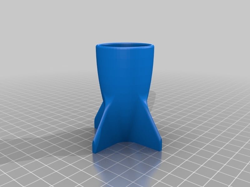Rocket Shot Glass 3D Printer Model Download Free STL File - 3axis.co