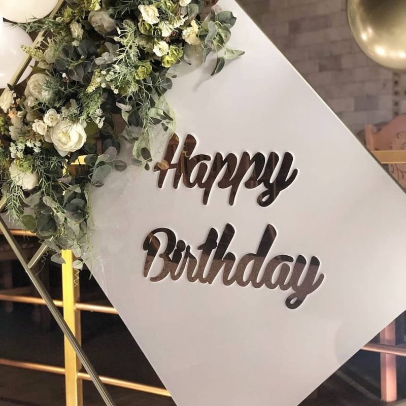 Laser Cut Happy Birthday Sign For Backdrop Free Vector Download - 3axis.co