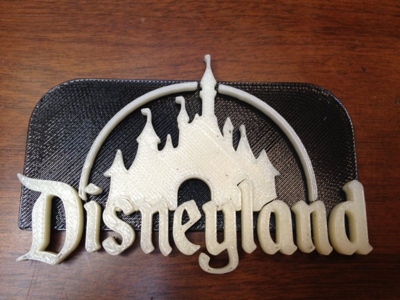 Disney Castle + Keychain 3D Printer Model Download Free STL File - 3axis.co