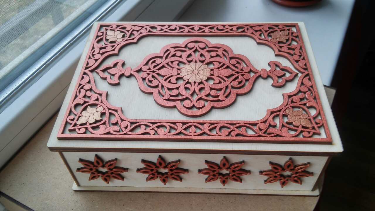 Laser Cut Decorative Jewelry Box Free Vector Cdr Download 3axis co