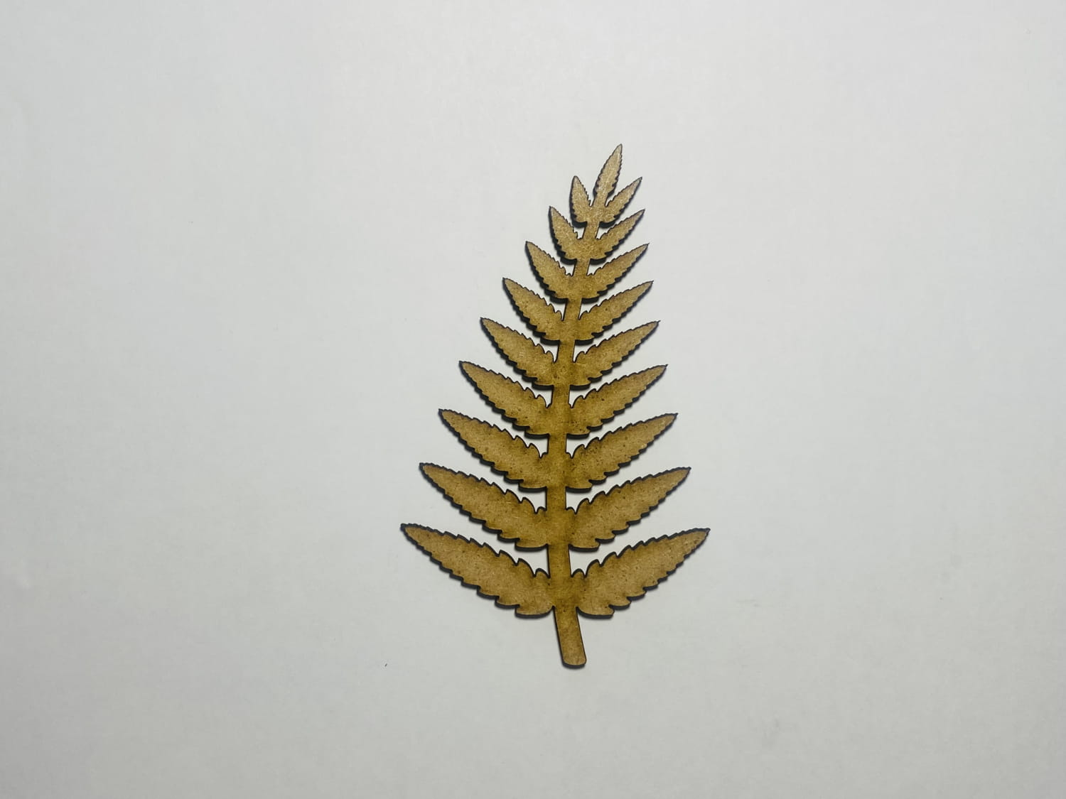 Laser Cut Fern Cutout Unfinished Wood Shape Craft SVG DXF CDR AI PDF ...