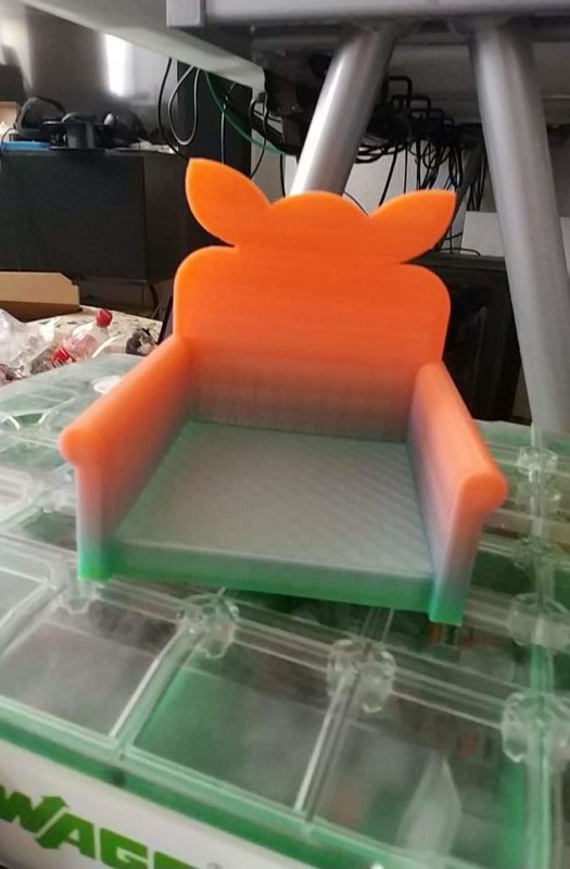 Furby Chair 3D Printer Model Download Free STL File - 3axis.co