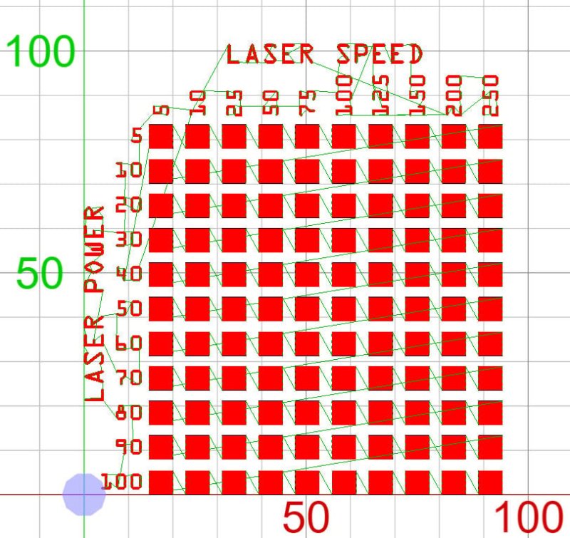 Laser Cut Material Test Chart Free Vector Download - 3axis.co