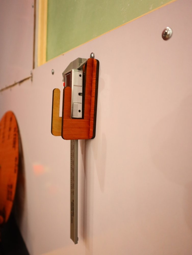 Laser Cut Digital Vernier Caliper Wall Mount Holder 4mm DXF File Free ...