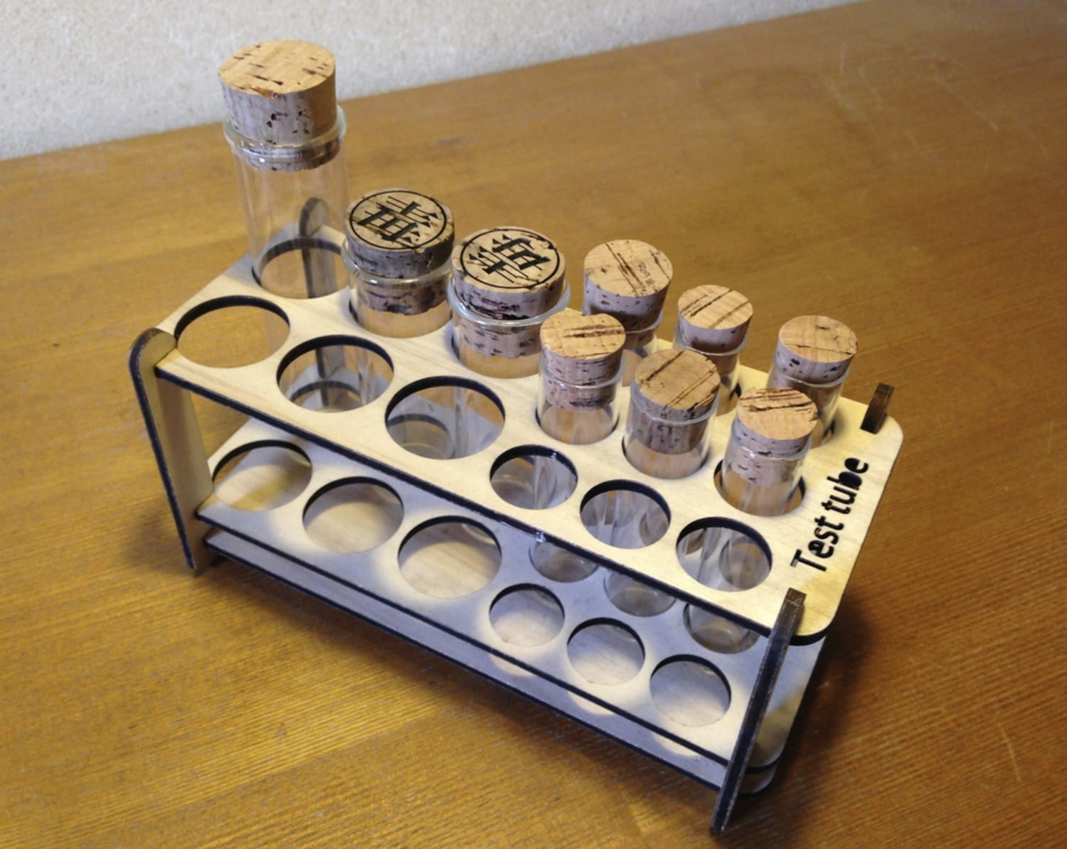 Laser Cut Test Tube Stand Free Vector cdr Download - 3axis.co