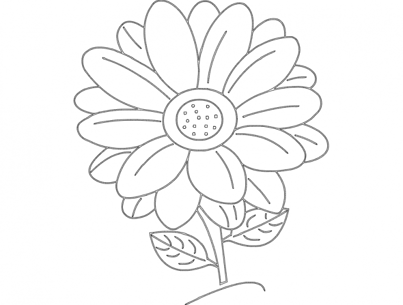 Daisy dxf File Free Download - 3axis.co
