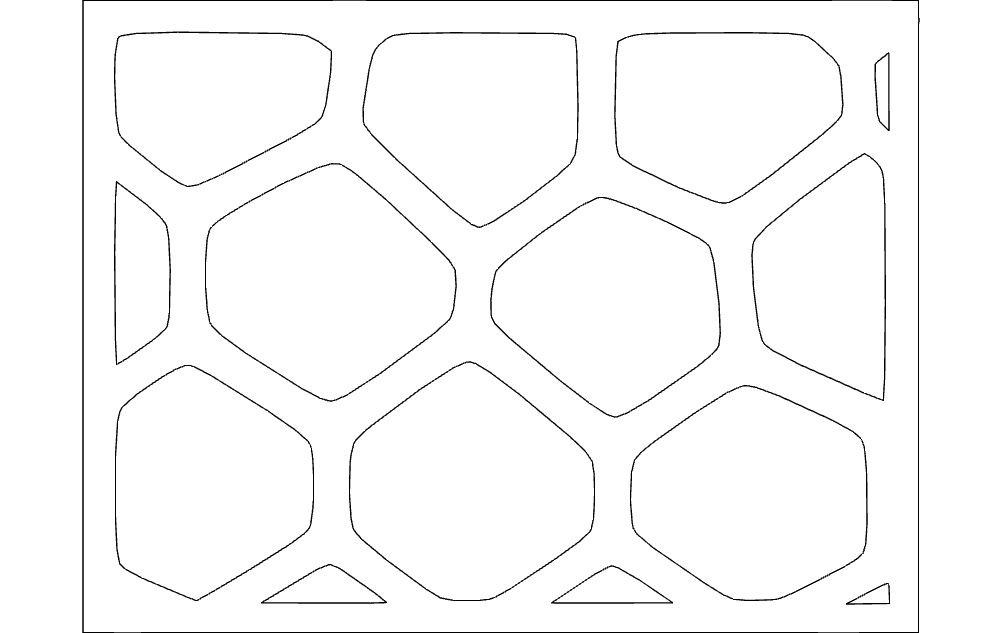 Voronoi pattern dxf File Free Download - 3axis.co