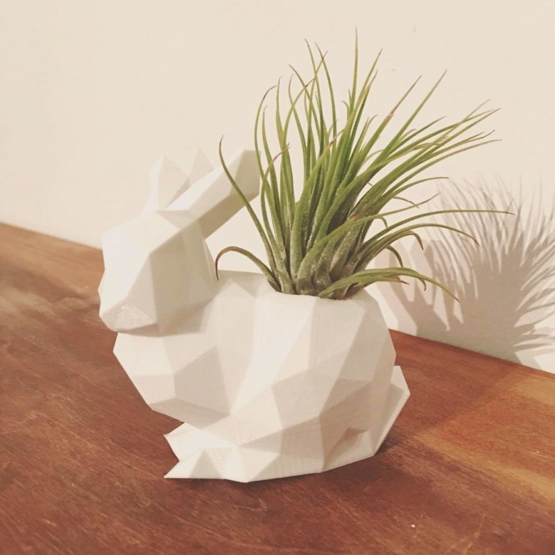 Rabbit Planter 3D Printer Model Download Free STL File - 3axis.co