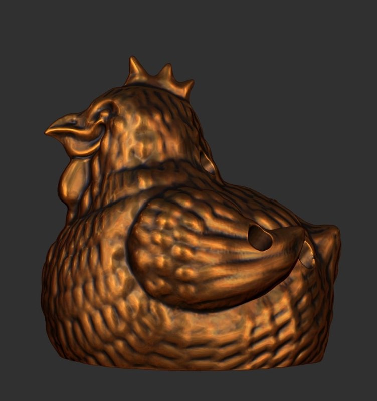CUTIES: HEN 3D Printer Model Download Free STL File - 3axis.co