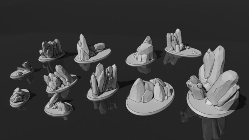 Rock Formations 3D Printer Model Download Free STL File - 3axis.co