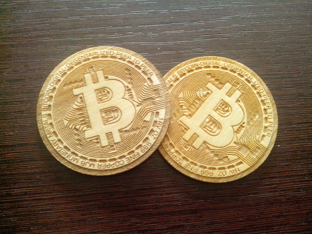 Laser Cut Bitcoin Symbol DXF File Free Download - 3axis.co