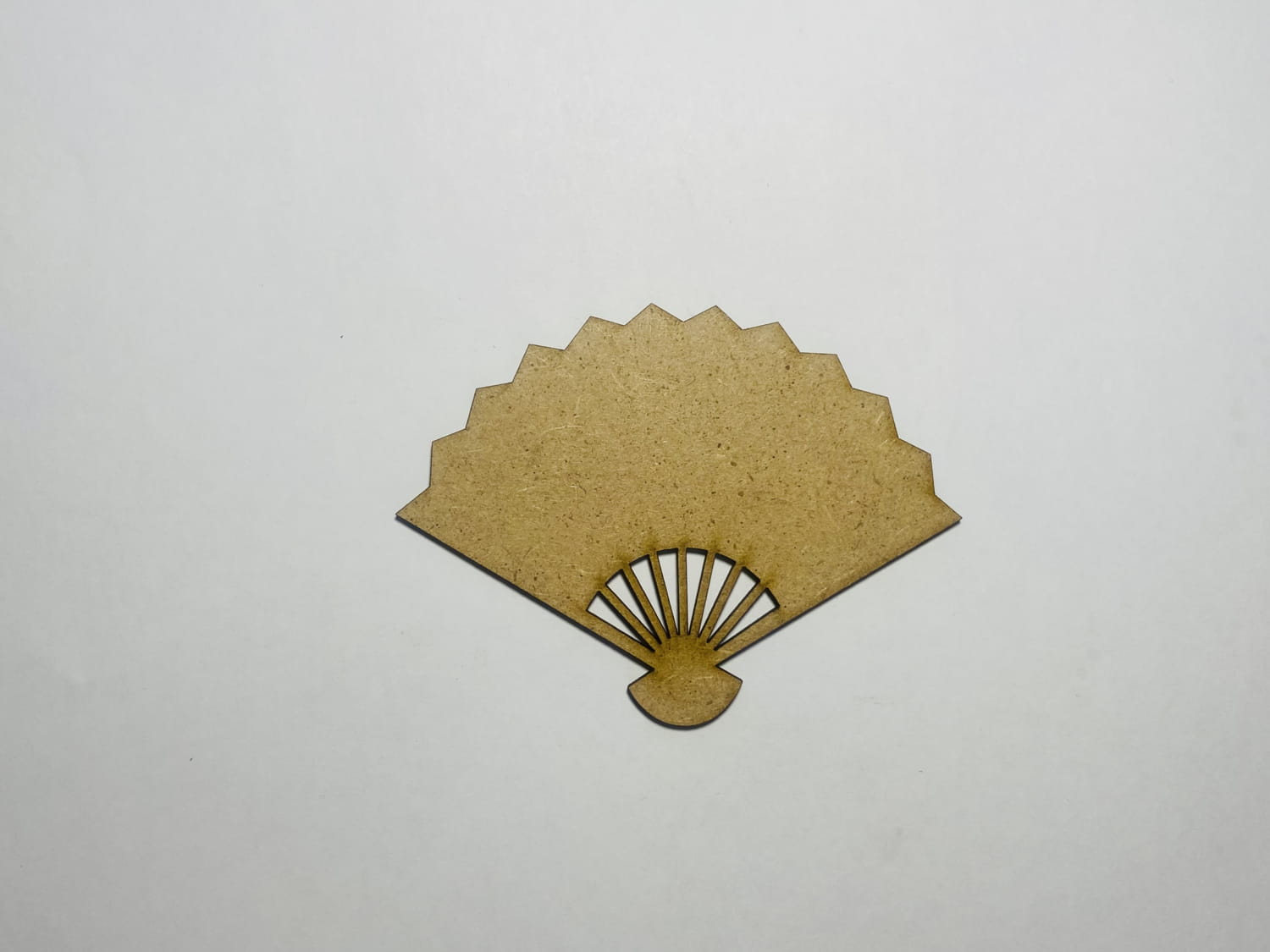 Laser Cut Fan Cutout Unfinished Wood Fan Shape SVG DXF CDR AI PDF Free ...