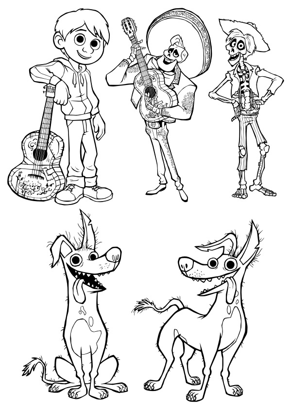 Coco Guitar Vector Line Art Free Vector Cdr Download 3axis co