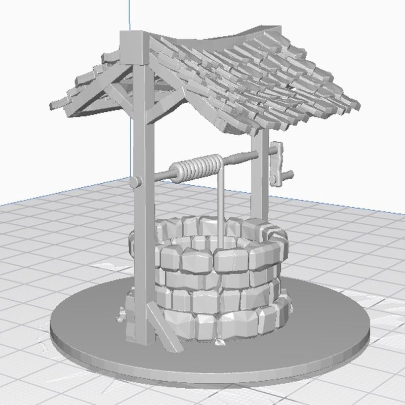 Old Well RPG Terrain 3D Printer Model Download Free STL File - 3axis.co