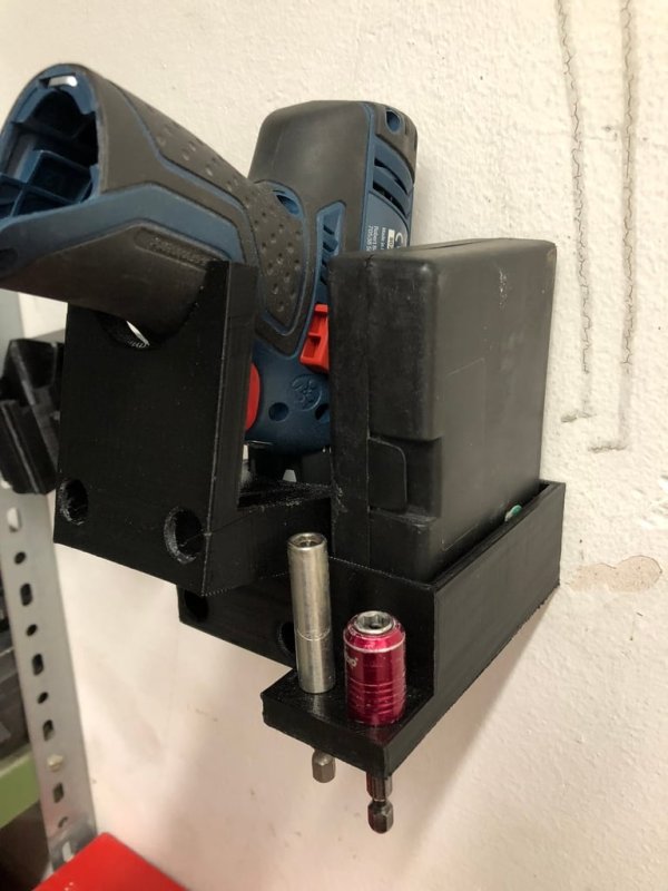 Enhanced Drill Mount Bosch 12V 3D Printer Model Download Free STL File ...