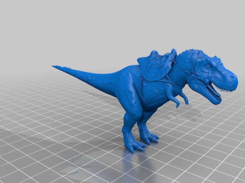 Ark Rex (SADDLED) 3D Printer Model Download Free STL File - 3axis.co