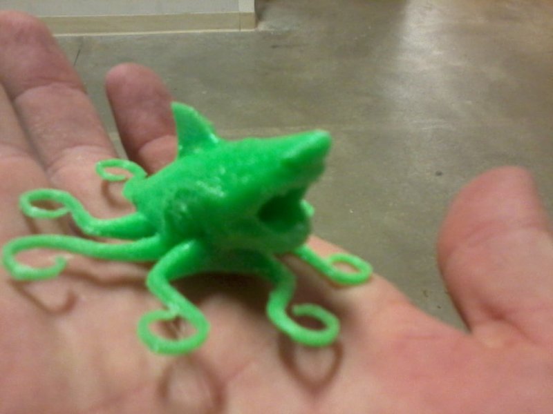 Sharktopus 3D Printer Model Download Free STL File - 3axis.co