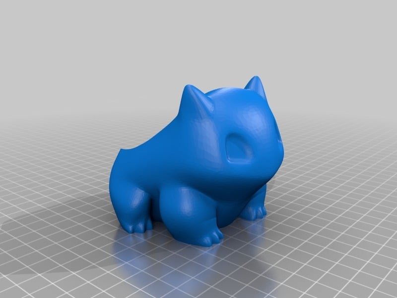 Bulbasaur Planter High Res 3D Printer Model Download Free STL File ...