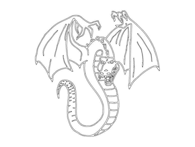Dragon 2 dxf File Free Download - 3axis.co