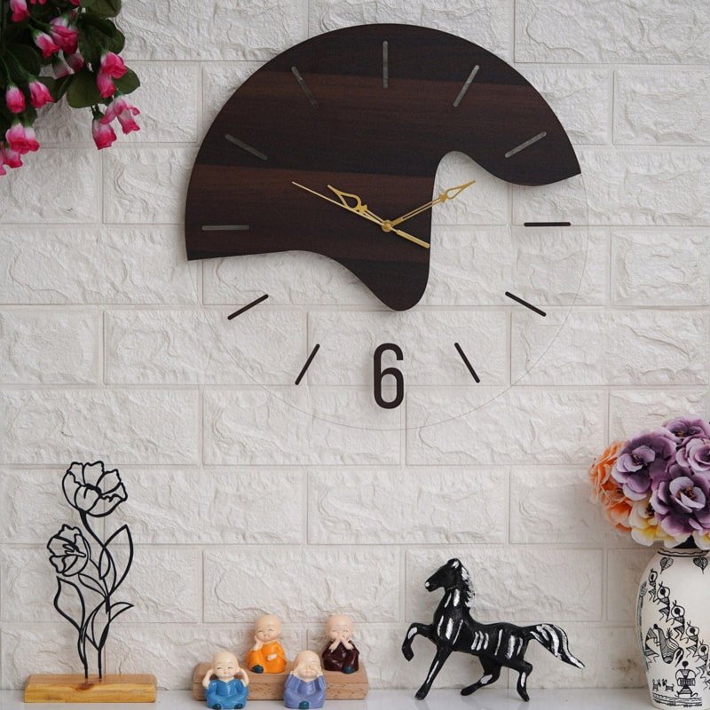 Laser Cut Unique Wall Clock Free Vector Download - 3axis.co