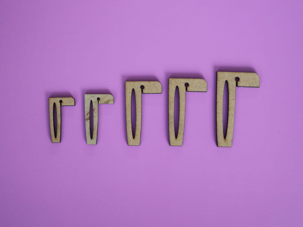 Laser Cut Honeycomb Bed Pins Laser Hold Down Pins SVG DXF CDR AI PDF ...