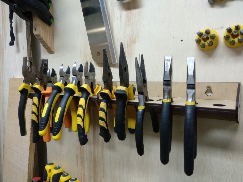 Laser Cut Workshop Tool Storage Rack Organizer DXF File Free Download ...