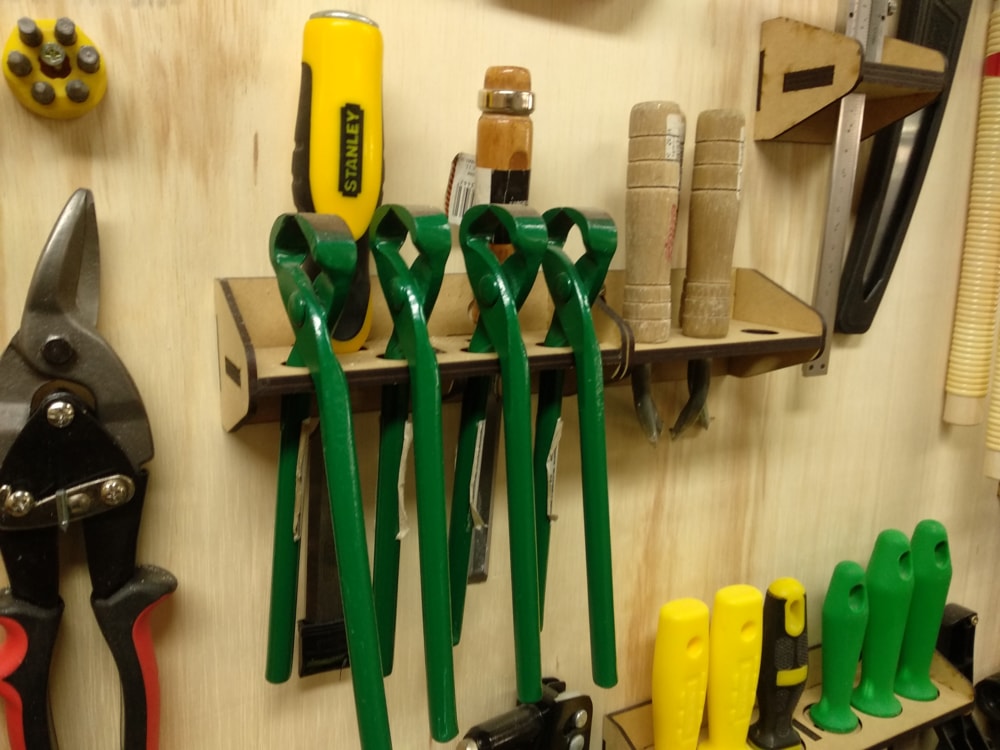 Laser Cut Workshop Tool Storage Rack Organizer DXF File Free Download ...