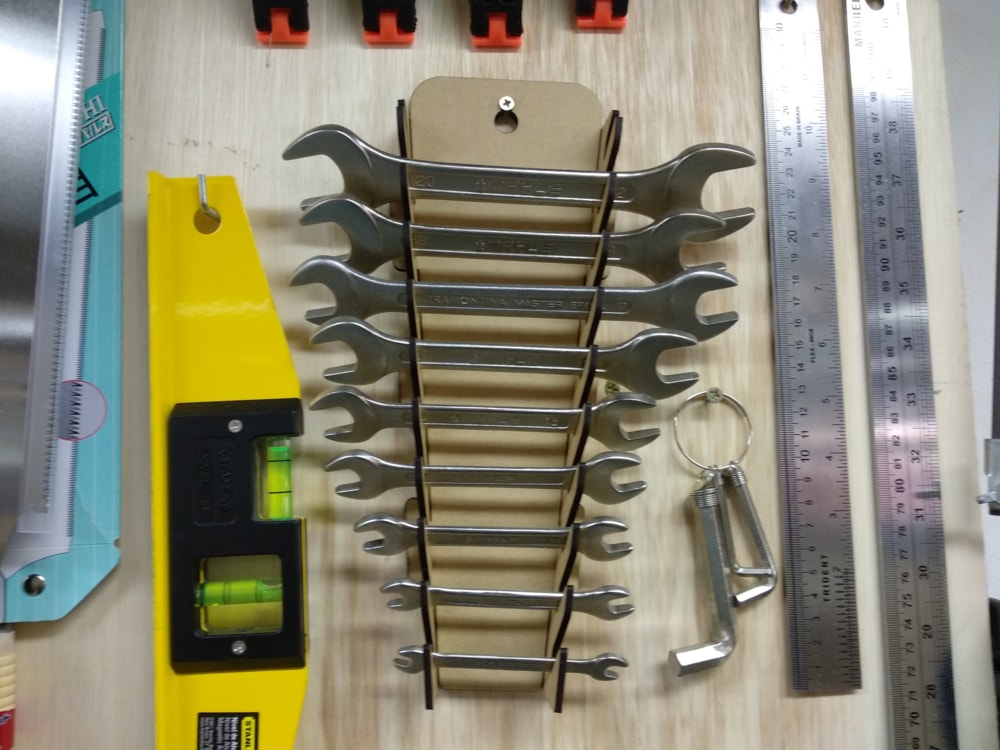 Laser Cut Workshop Tool Storage Rack Organizer DXF File Free Download ...